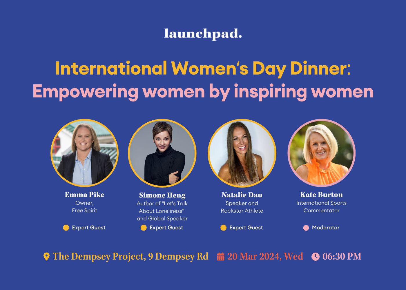 International Women's Day Dinner: Empowering women by inspiring women ...